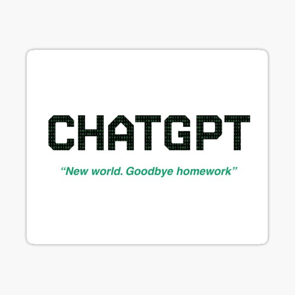 "ChatGPT| Open AI" Sticker for Sale by mandydsgn | Redbubble