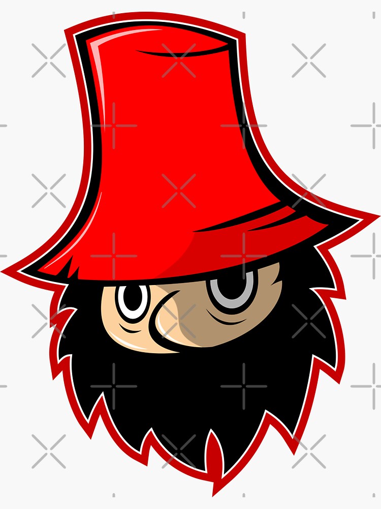 "Rumcajs" Sticker for Sale by Trikowerk | Redbubble