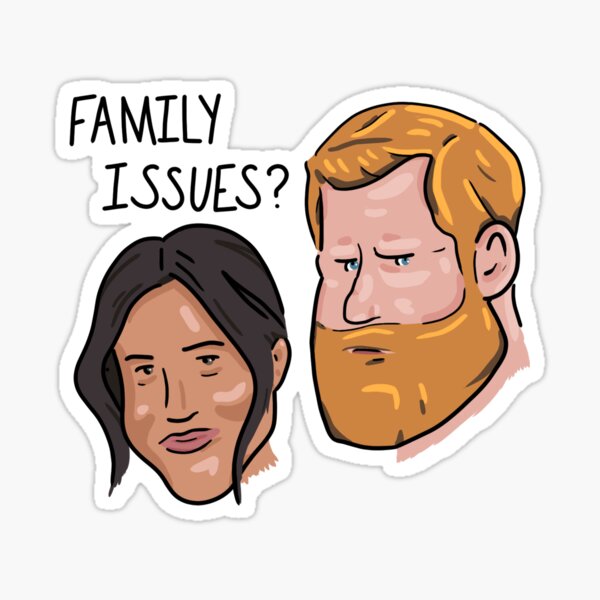 "Royal Family Issues" Sticker for Sale by LousyPolitics | Redbubble