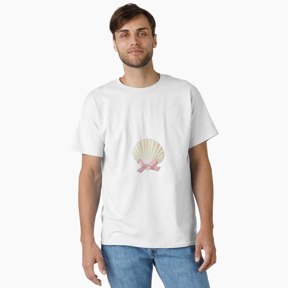 "Coquette shell with ribbon bow" Sticker for Sale by Pixiedrop | Redbubble