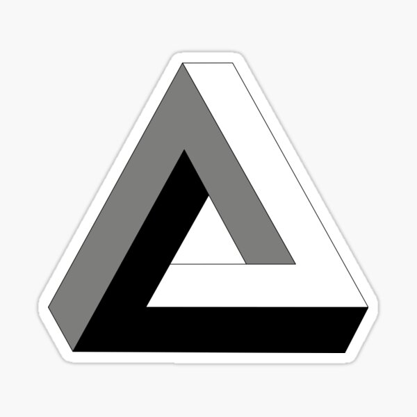 "Triangle" Sticker by delaneysloane | Redbubble