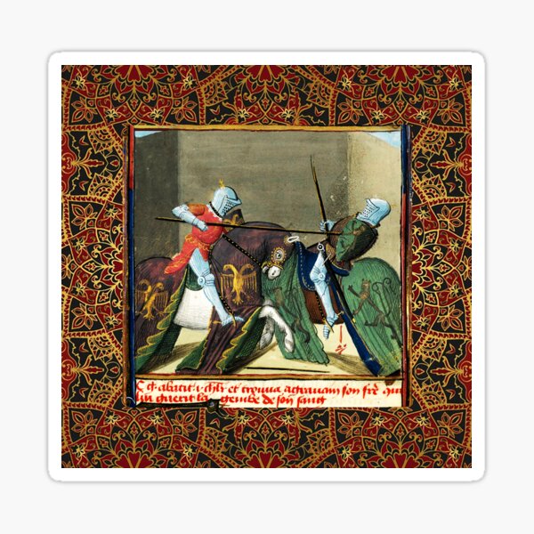 "CYCLE LANCELOT- GRAIL, Fight Between Gawain And a Knight At the ...