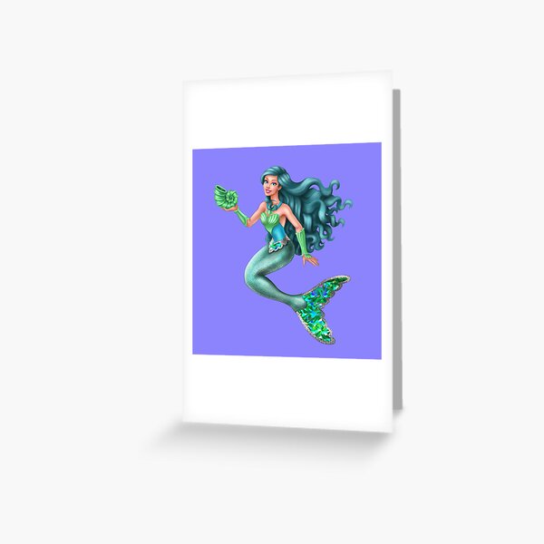 "Mermista - Heroic Mistifying Mermaid" Greeting Card by caseysanborn ...