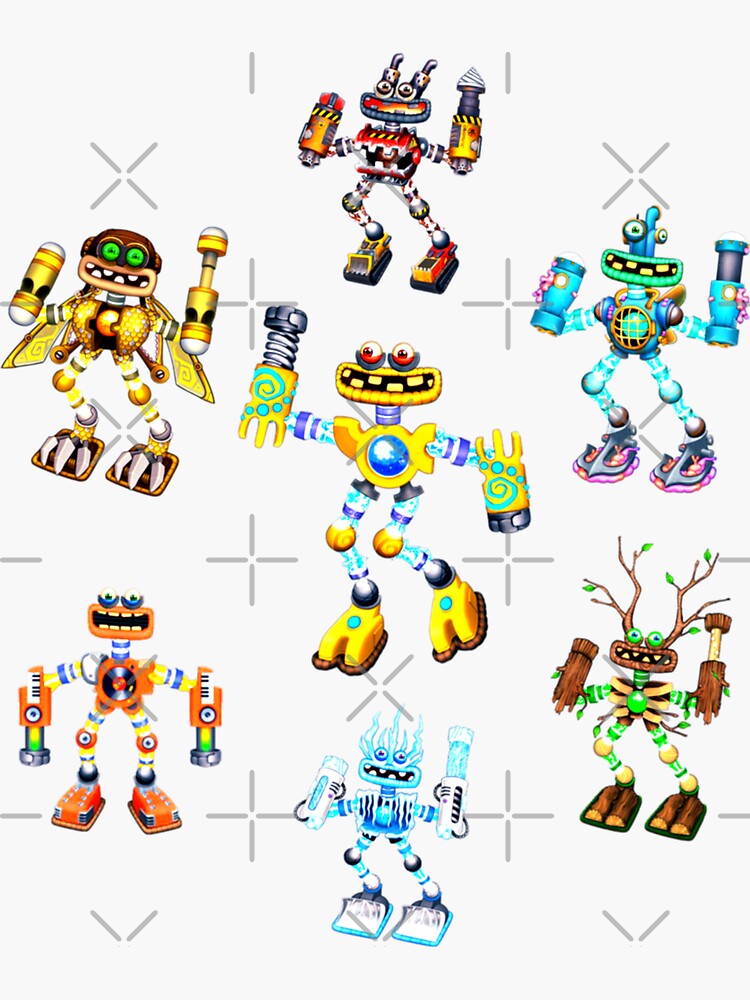 "my singing monsters wubbox" Sticker for Sale by EASYm2 | Redbubble