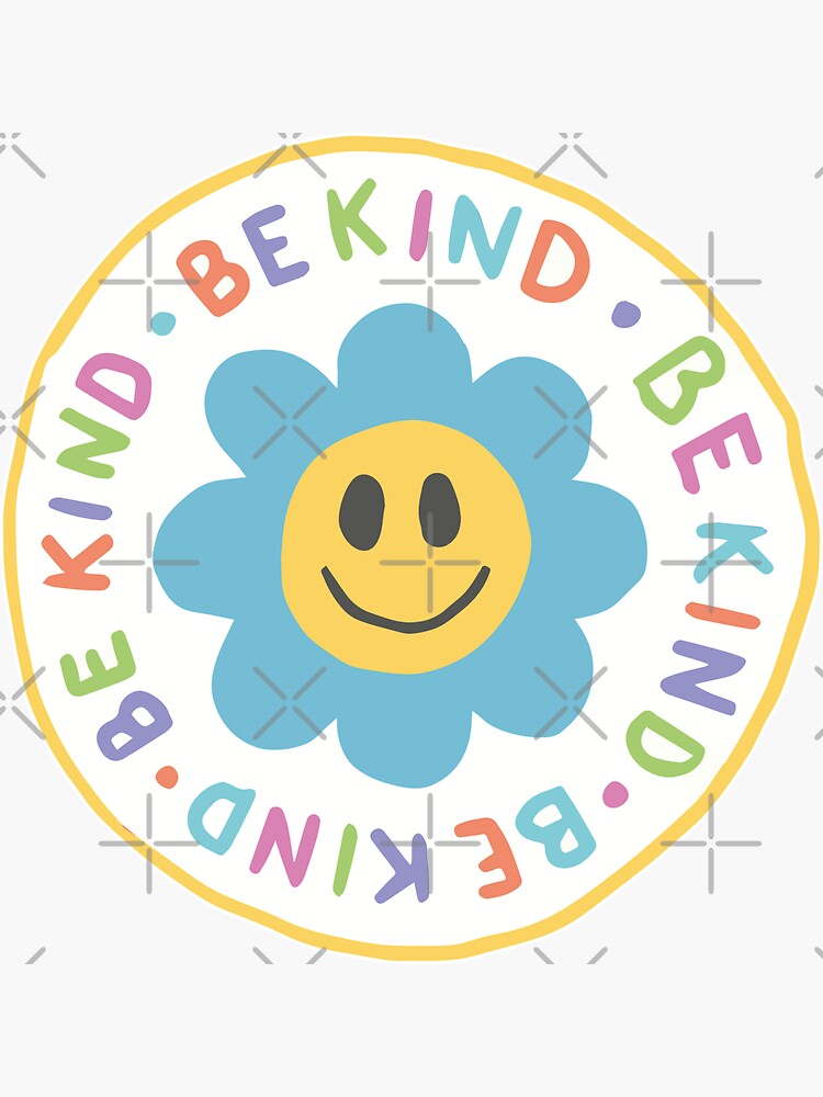 "be kind sticker" Sticker for Sale by justchemsou | Redbubble