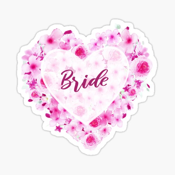 "Bride " Sticker for Sale by Hermesatelier | Redbubble