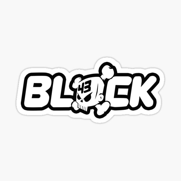 "Ken Block 43 logo rip Ken Block" Sticker for Sale by Youssefpip67 ...
