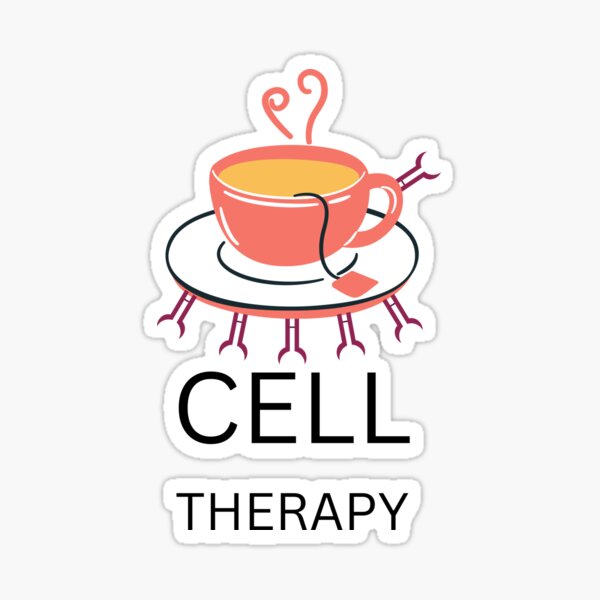 "T-cell therapy (Tea cell)" Sticker for Sale by BioFunics | Redbubble