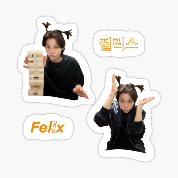 "Cute Felix stray kids sticker pack" Sticker for Sale by kistickers ...