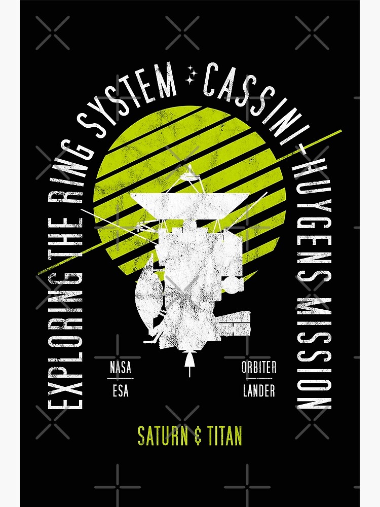 "Exploring the Ring System. Cassini-Huygens Mission (Washed and Worn ...