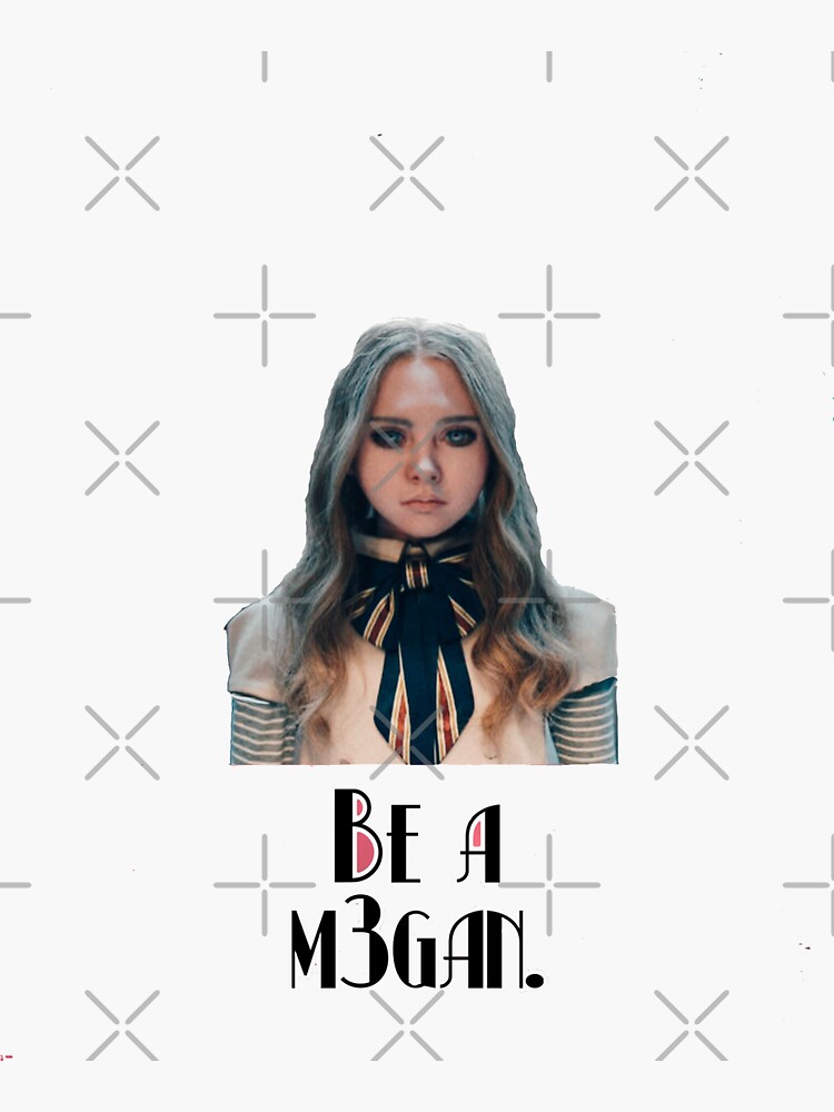"m3gan " Sticker for Sale by alaeedin | Redbubble