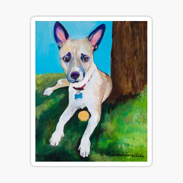 "Theo" Sticker for Sale by luckymoose | Redbubble