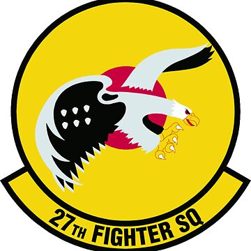 "27th Fighter Squadron" Sticker for Sale by DuckDuckJeep | Redbubble