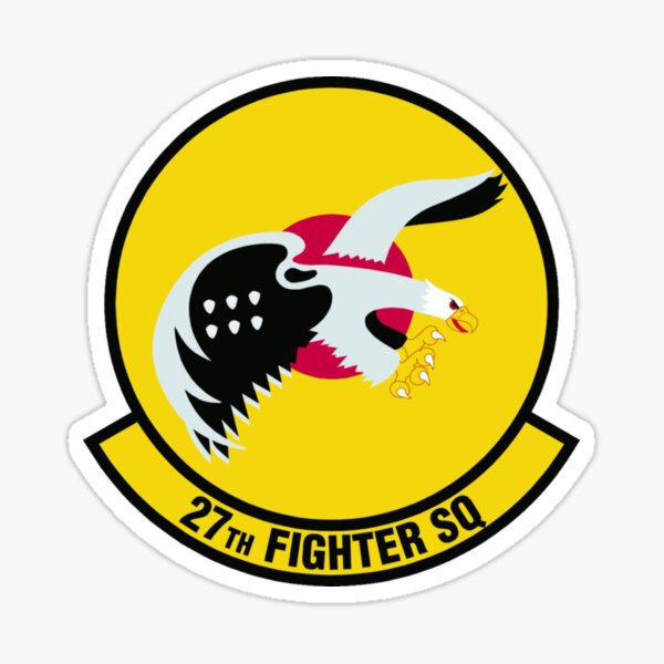"27th Fighter Squadron" Sticker for Sale by DuckDuckJeep | Redbubble