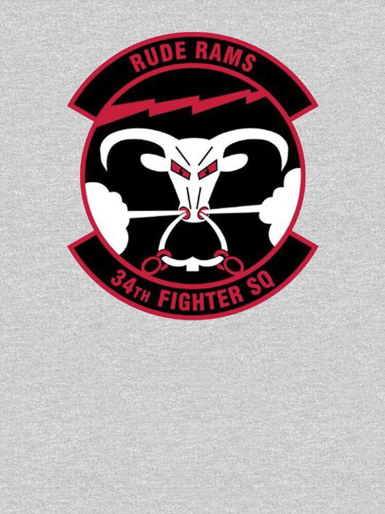 "34th Fighter Squadron" Essential T-Shirt for Sale by DuckDuckJeep ...