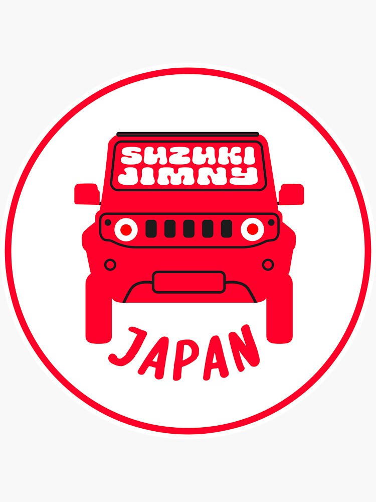 "Suzuki Jimny Japan | Flags of the World" Sticker for Sale by ...