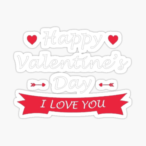 "Happy Valentine's Day 2023" Sticker for Sale by THE-TFG | Redbubble
