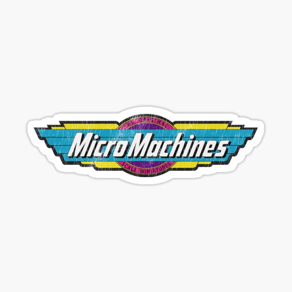 "Micro Machines Retro Logo" Sticker for Sale by BrotherOfPerl | Redbubble