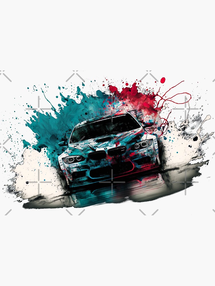 "e92 Splash" Sticker for Sale by aiimagined | Redbubble