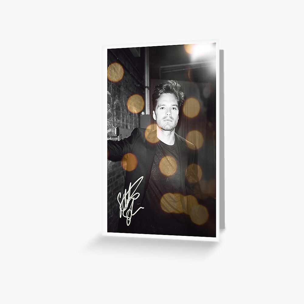 "autograph. - sebastian stan" Greeting Card by acmmoral | Redbubble
