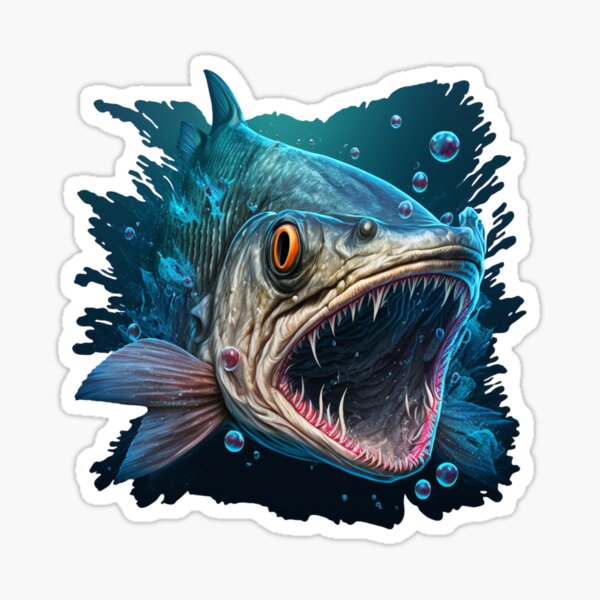 "Catfish | Scary Fish" Sticker for Sale by BelOfficial | Redbubble