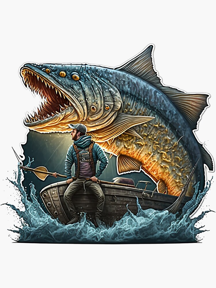 "Catfish | Scary Fish" Sticker for Sale by BelOfficial | Redbubble