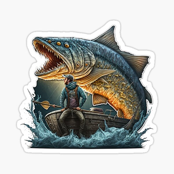 "Catfish | Scary Fish" Sticker for Sale by BelOfficial | Redbubble