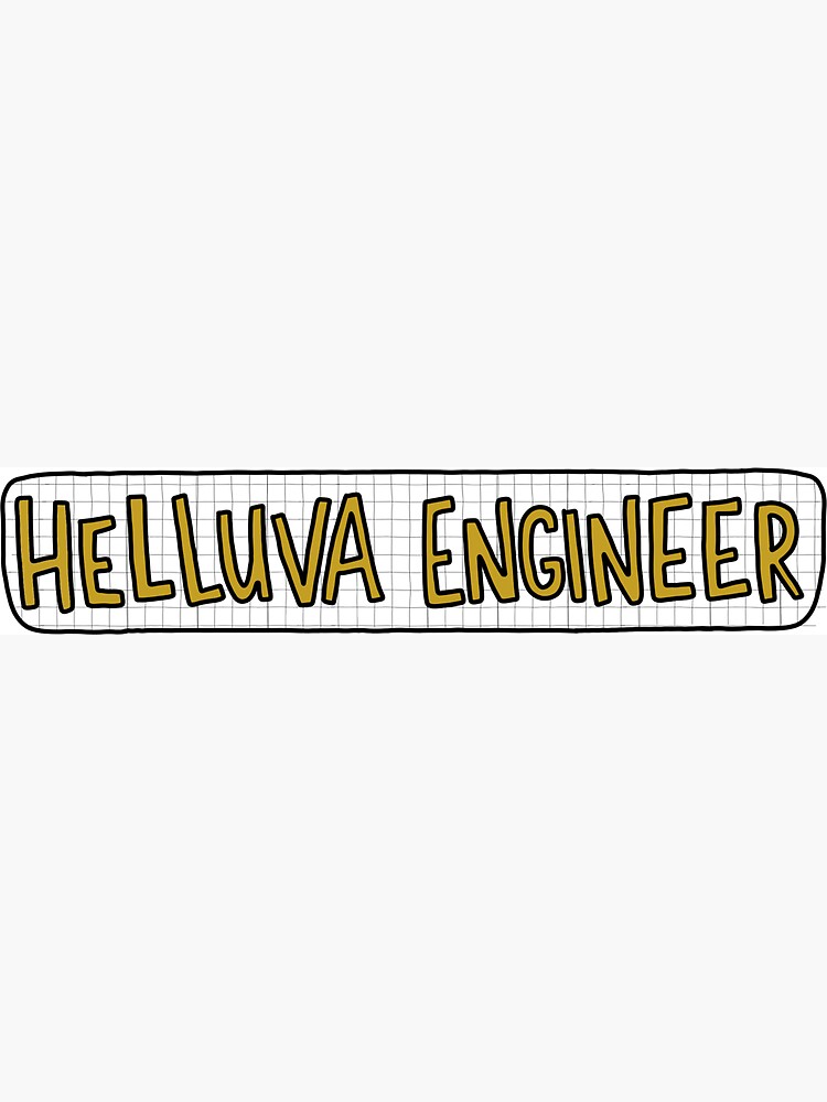 "Georgia Tech Helluva Engineer sticker" Magnet for Sale by slivingood3 | Redbubble