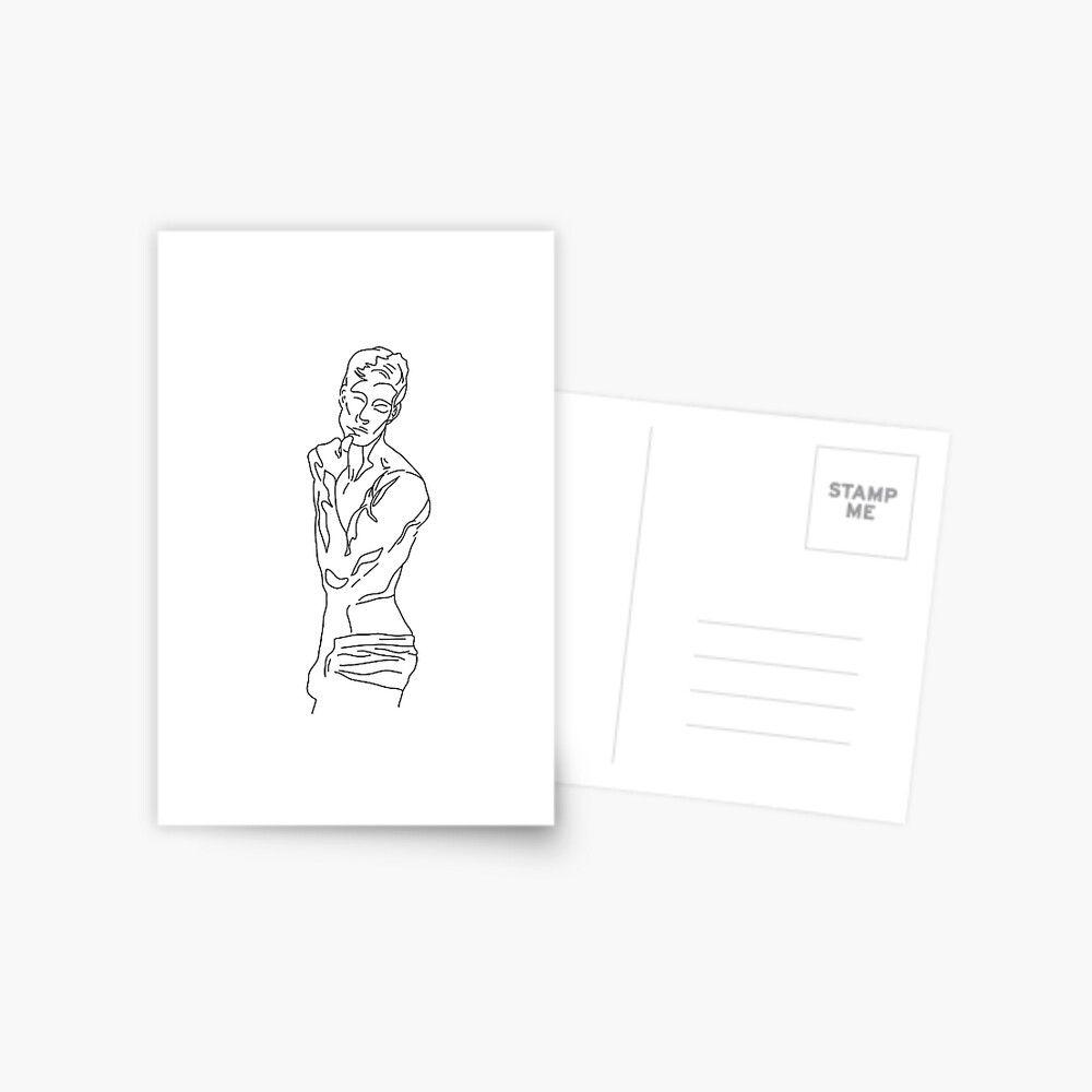 Jacob Line Art Naked Man Line Art Printable Wall Art Art Print Nude Line Art Man Male 