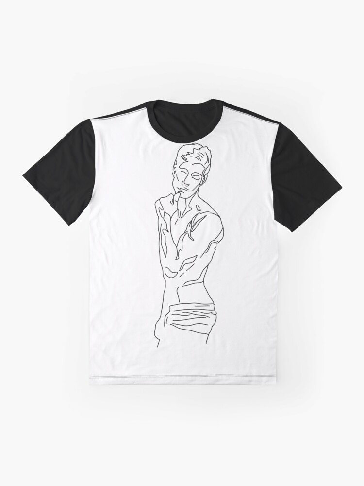 Jacob Line Art Naked Man Line Art Printable Wall Art Art Print
