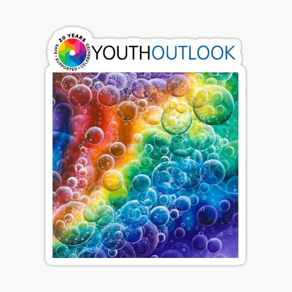 "Youth Outlook Pride" Sticker for Sale by mahalenaeiara88 | Redbubble