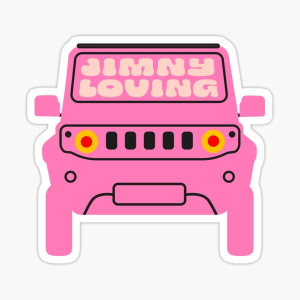 "Perfect Pink Jimny Loving Sticker | Valentine's Day Retro Pack ...