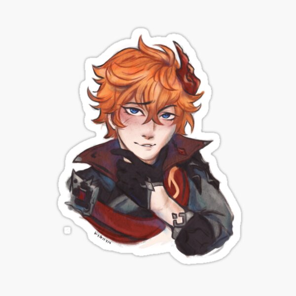 "Childe Tartaglia Genshin Impact" Sticker for Sale by kyahyn | Redbubble
