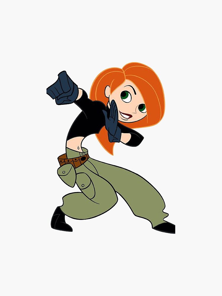 "Kim Possible" Sticker for Sale by alpha-Designs- | Redbubble