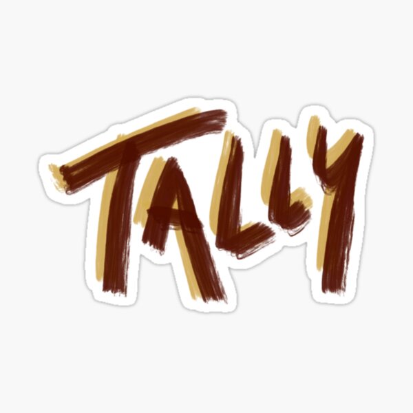 "Rally in Tally " Sticker for Sale by BLACKSMOKECOL | Redbubble