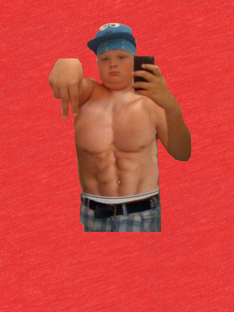 "Jacked Photoshop Kid Meme" T-shirt by CookinHippo | Redbubble