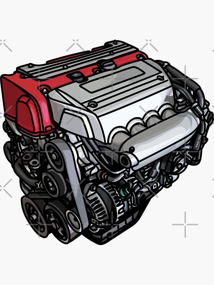 "K20 Engine" Sticker for Sale by avinn | Redbubble