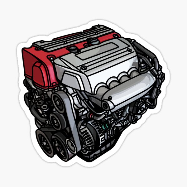 "K20 Engine" Sticker for Sale by avinn | Redbubble
