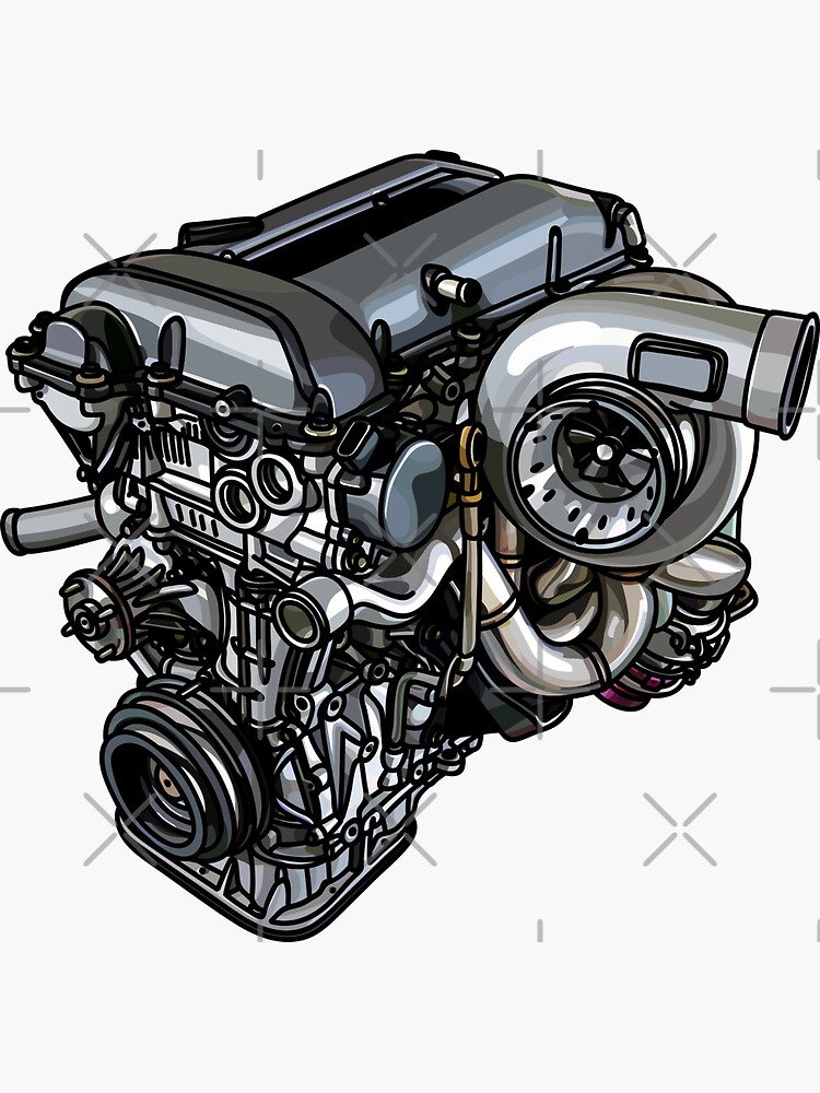 "SR20 Engine" Sticker for Sale by avinn | Redbubble