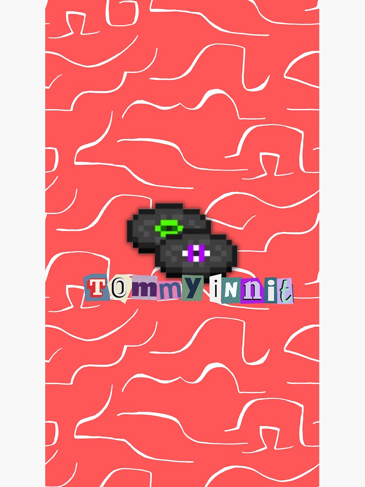 "TommyInnit Inspired Design" Sticker for Sale by NoteworthyMerch ...