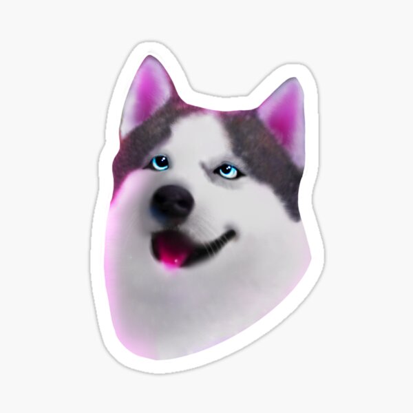 "Ivan, The Husky" Sticker for Sale by ijackydraws | Redbubble