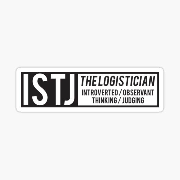 "ISTJ The Logistician 16 Types of Personalities" Sticker for Sale by ...