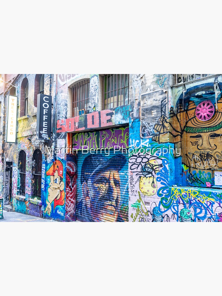 "Melbourne laneway artwork art" Sticker for Sale by martinberry | Redbubble