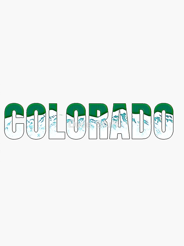 "Colorado State License Plate " Sticker for Sale by VsTheInternet ...
