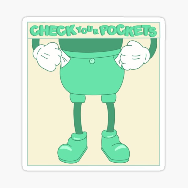 "Check your pockets, save your lip balm" Sticker for Sale by ...