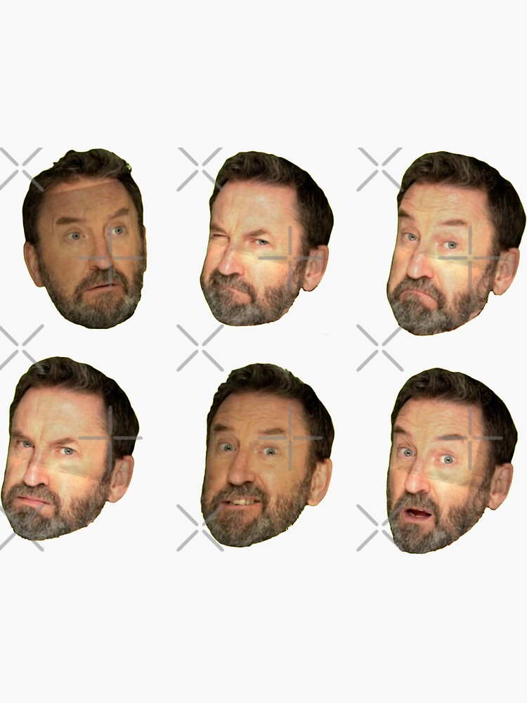 "Lee Mack WILTY Faces" Sticker for Sale by SJ9112 | Redbubble