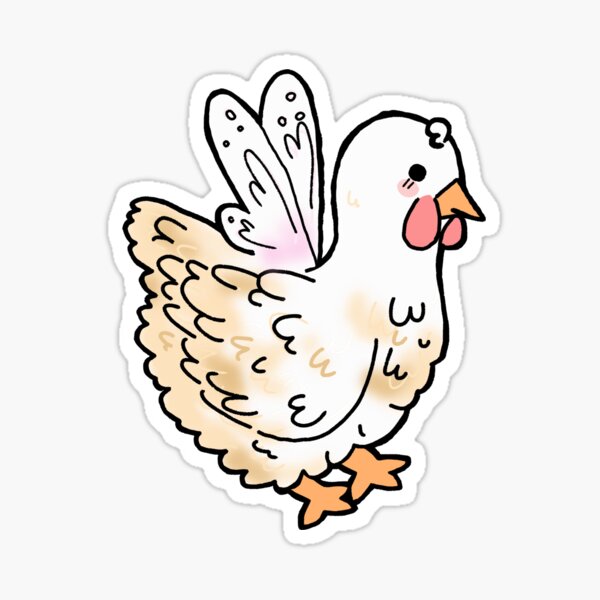 "Chicken Fairy!" Sticker for Sale by scrambledemma | Redbubble
