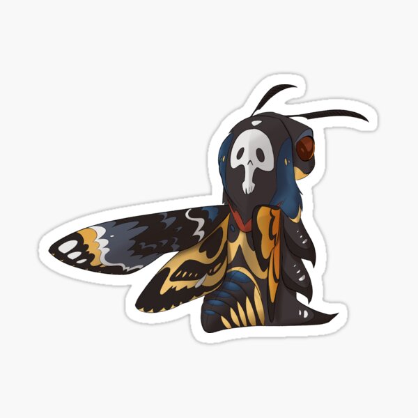 "Death’s-Head Hawk Moth" Sticker for Sale by FrostyGoat88 | Redbubble