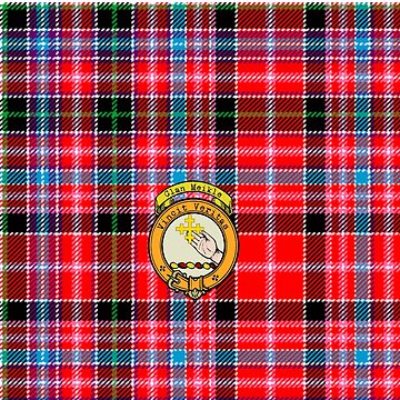 "Meikle Scottish Tartan and Crest" Sticker for Sale by ljrigby | Redbubble