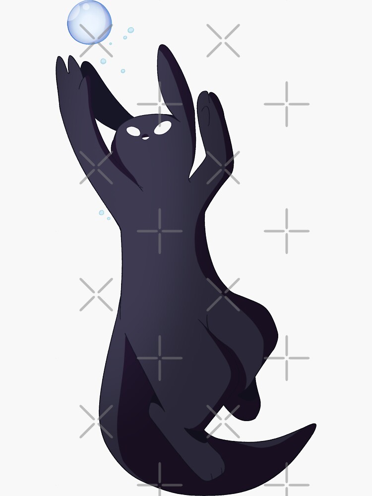"Nightcat Slugcat Rain World" Sticker for Sale by Spiff-O-Matic | Redbubble